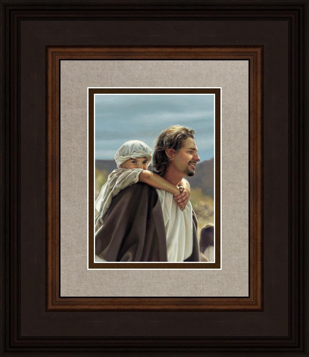 hold on tight by liz lemon swindle jesus little boy on back ...